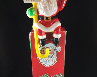 Plastic santa | Etsy