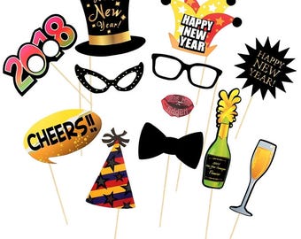 New year photo booth | Etsy