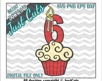 6th birthday svg | Etsy