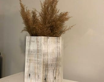 Rustic flower vase | Etsy