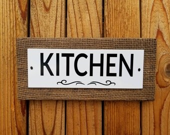 Wooden kitchen sign | Etsy