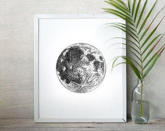 Stipple drawing | Etsy