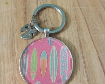 Surfboard keychain | Etsy