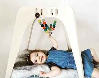 Wooden baby gym | Etsy