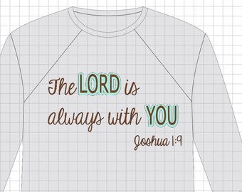 Joshua 1 9 svg | Etsy