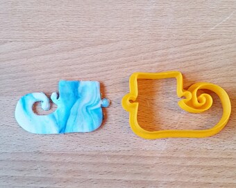 Winged foot Track cookie cutter Winged shoe cookie cutter