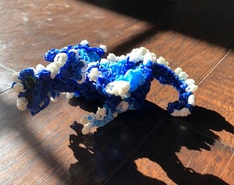 Rubber band dragon | Etsy