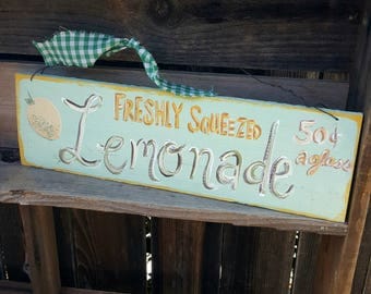 Lemonade sign | Etsy