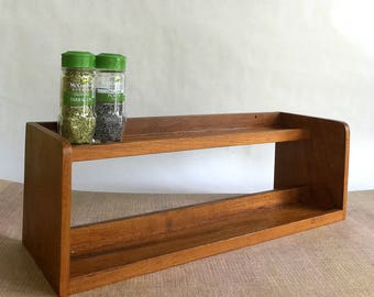 Wood spice rack | Etsy