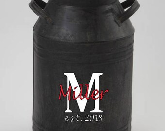 Milk can decals | Etsy