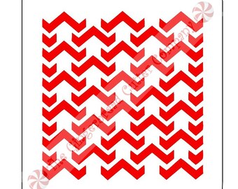 Chevron stencil | Etsy