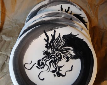 Dragon plates | Etsy