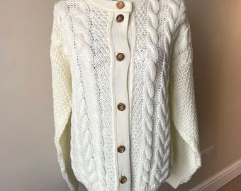 Chunky knit cardigan | Etsy