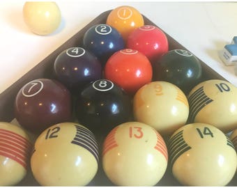 Vintage pool ball | Etsy
