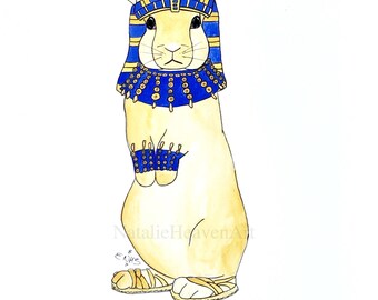 Rabbit painting | Etsy