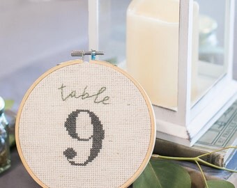 Cross stitch table | Etsy