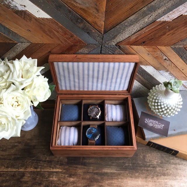 Watch box designs custom and personalized boxes by ButtonsAndPearl