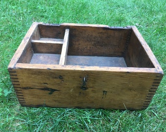 Antique wood box | Etsy