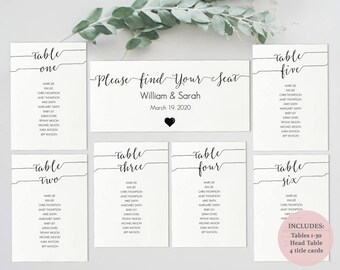 Seating chart frame | Etsy