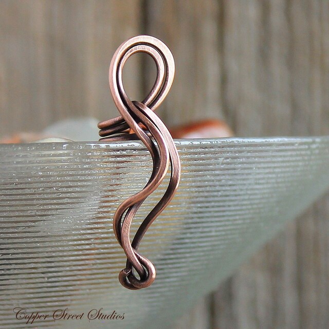 Unique and Unusual Copper Wire Accessories by CopperStreetStudios