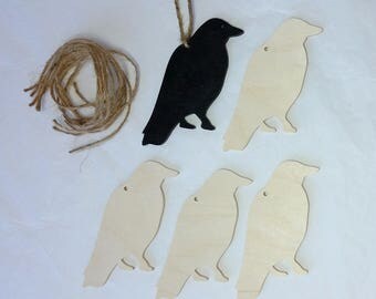 Wooden crow | Etsy