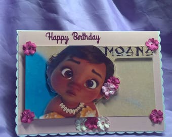 Moana birthday card | Etsy