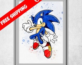 Sonic poster | Etsy
