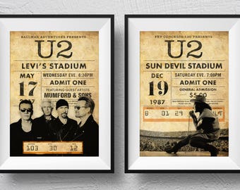 U2 poster | Etsy