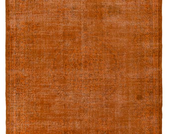 Burnt orange rug | Etsy