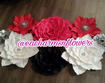 Wall flower decor | Etsy