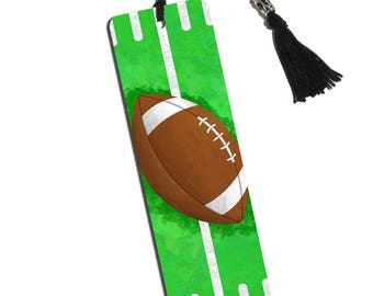 Football bookmark | Etsy