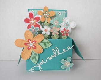 Pop up box card | Etsy