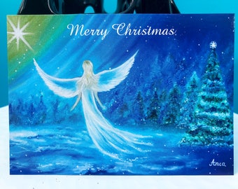Angel greeting card | Etsy