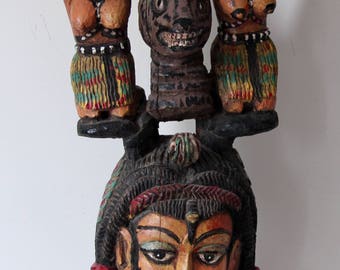 Janus masks | Etsy