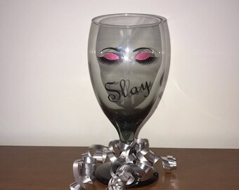 Diva wine glass | Etsy
