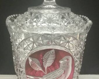 Crystal candy dish | Etsy