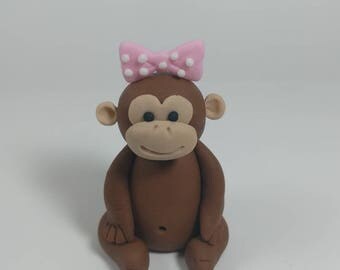 Fondant monkey | Etsy