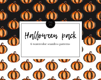 Halloween watercolor | Etsy