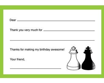 Chess greeting card | Etsy