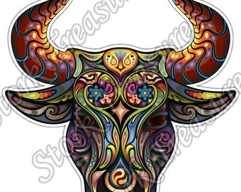 Bull head | Etsy