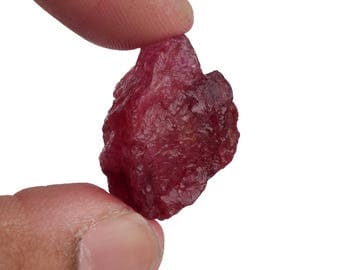 Natural raw ruby | Etsy