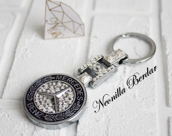 Mercedes silver ring | Etsy