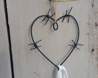 Burly Spirillian Barbed Wire Heart of Spirals For Your