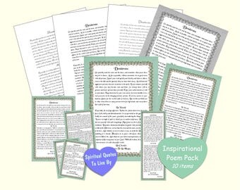 Desiderata print | Etsy