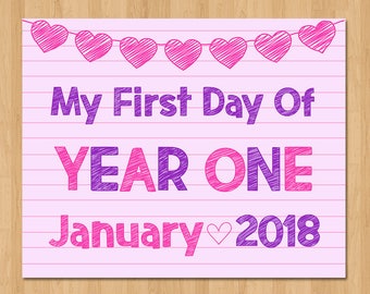 One year photo prop | Etsy