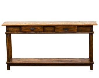 Rustic console table | Etsy
