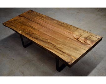 Spalted maple table | Etsy