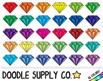Diamond clipart | Etsy