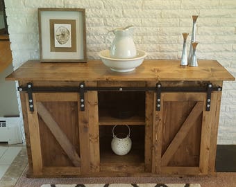 Rustic console | Etsy
