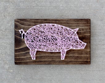Pig string art | Etsy
